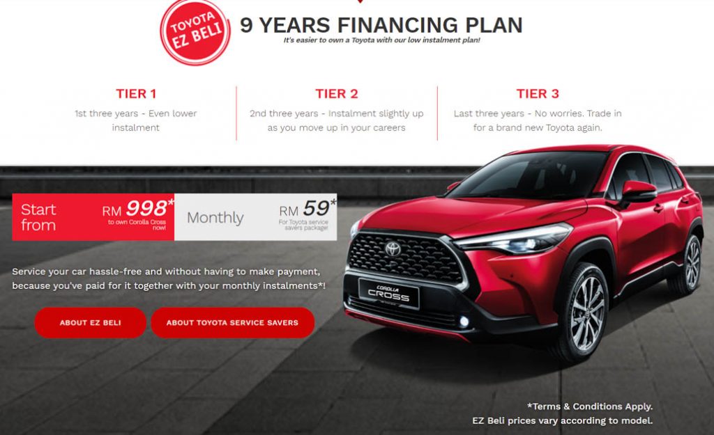 月供 RM998 就可拥有 Toyota Corolla Cross！月薪多少才可以入手 Corolla Cross？保养费与月供算给大家看 ...