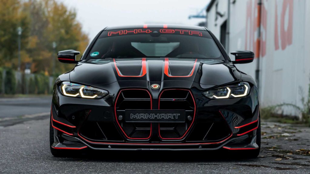 爆改赛道武器！Manhart 爆改 BMW M4 CSL，3.0L 双涡轮引擎爆发 702Hp 马力，全车升级 Carbon 碳纤维套件 ...