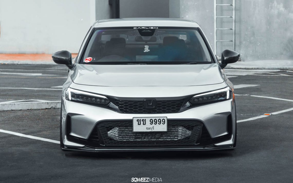 一低遮三丑！泰国车友改装“Clean Style”Honda Civic FE，全车升级改装，颜值 + 姿态爆表！ - AUTO123